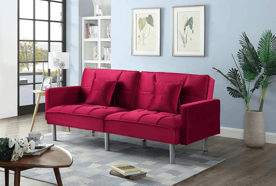 Best Red Couch Ideas Guide With Styling Ideas Included - Finally Furnished